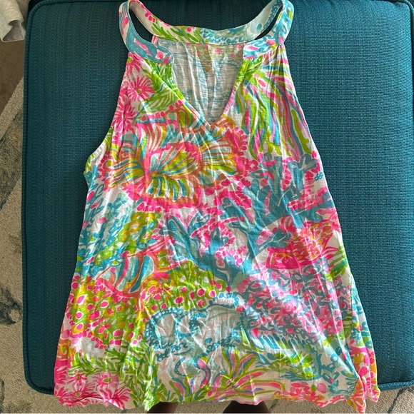 Lilly Pulitzer | Tops | Lilly Pulitzer Colorful Tropical Tank Top ...